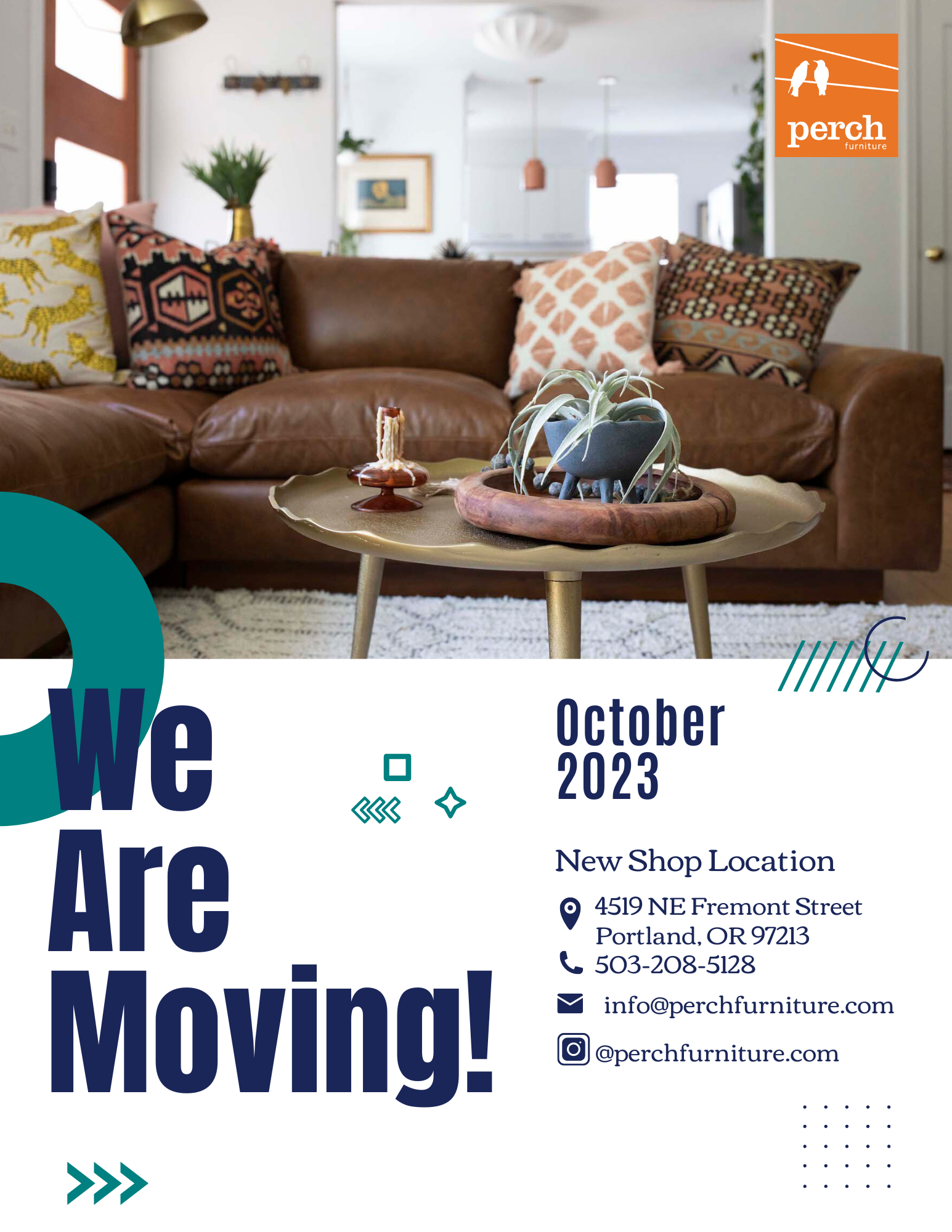 Perch Furniture Moves to Beaumont Village in Northeast Portland